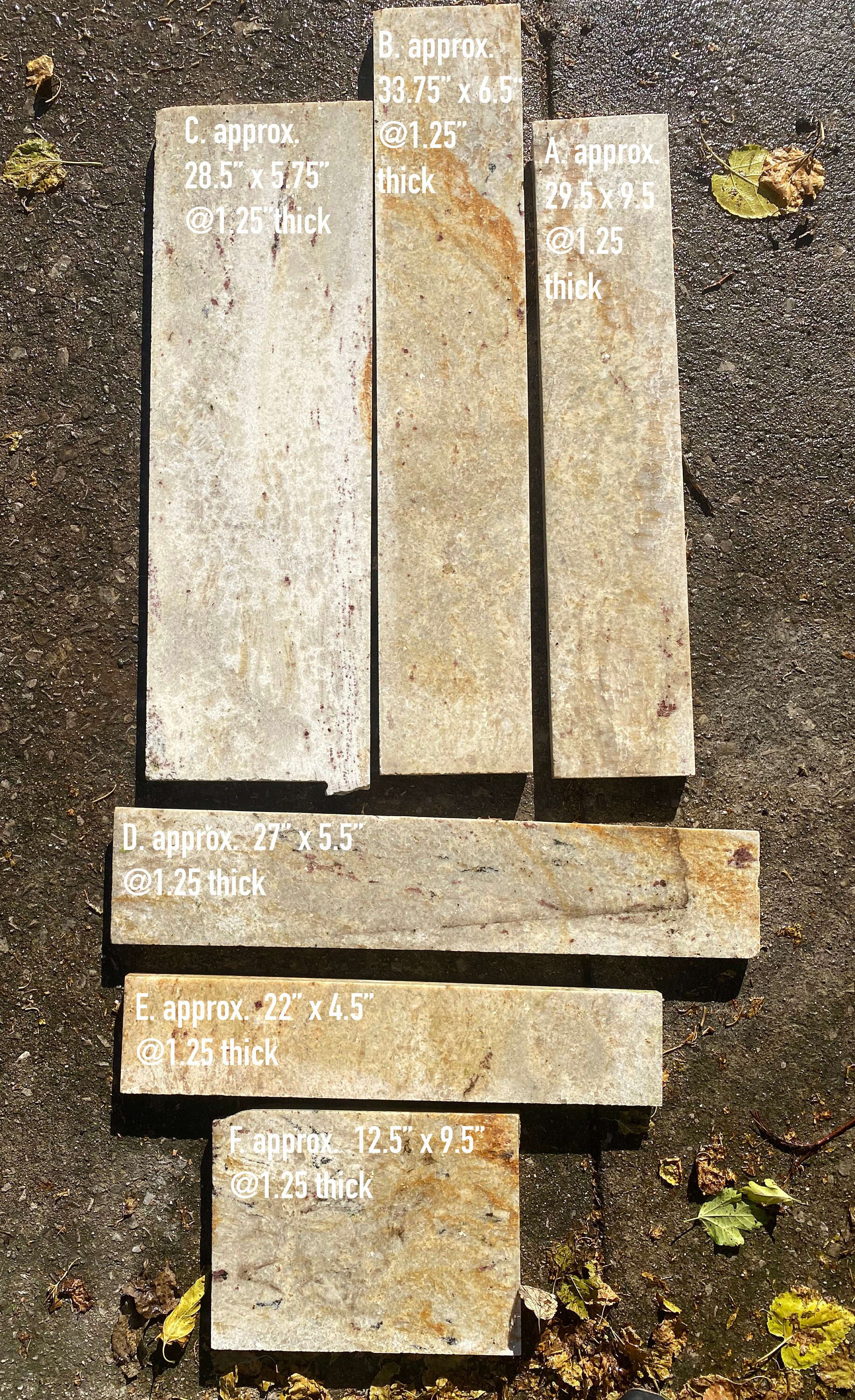 Yellow and Purple Granite Raw Slab Display Centerpiece - Etsy