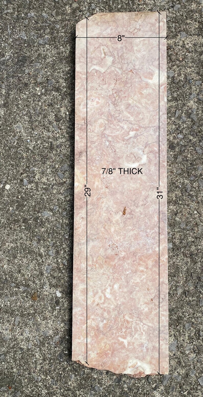 Rose Quartzite Raw Slab Display Centerpiece - Etsy