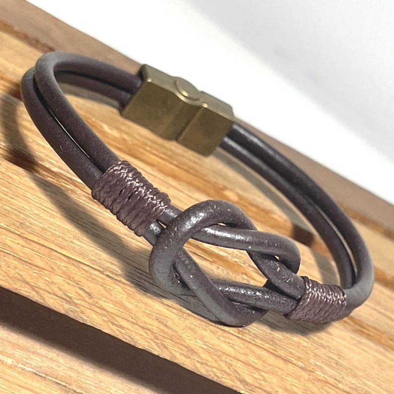 Leather Love Knot Bracelets: Infinity Celtic Men, Friendship ...