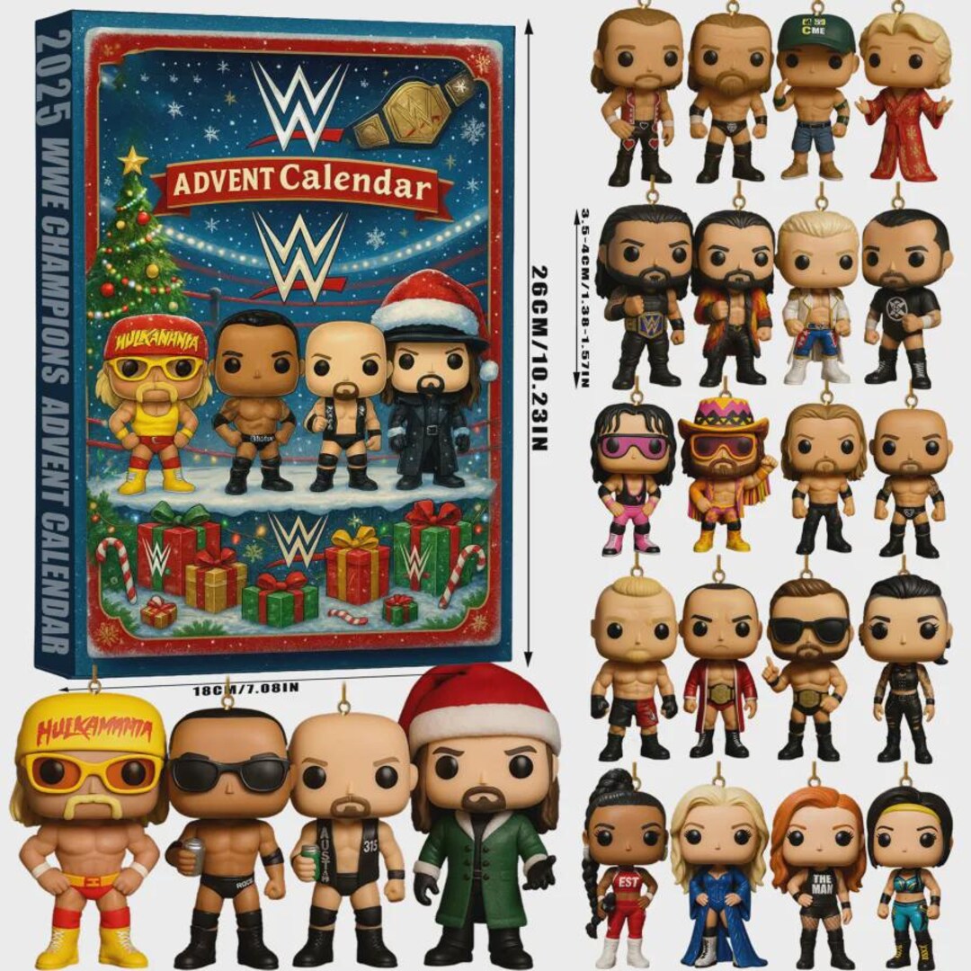 Wrestling Fan Advent Calendar 2025 – 24-day Pro Wrestling Countdown ...
