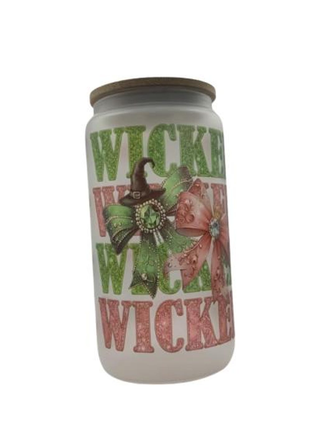 Wicked 520ml Glass With Straw - Etsy