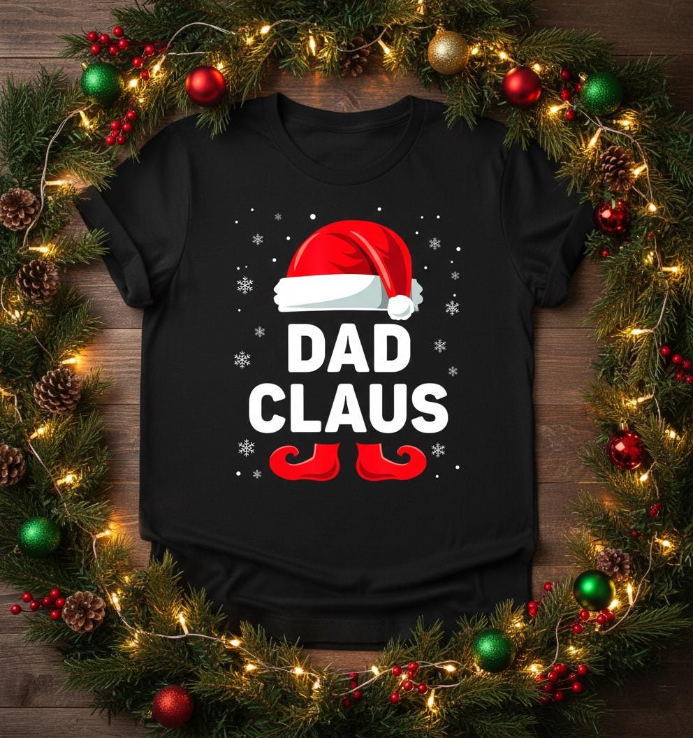Daddy Claus PNG Bundle, Dad Christmas Designs, Santa Hat (sublimation ...