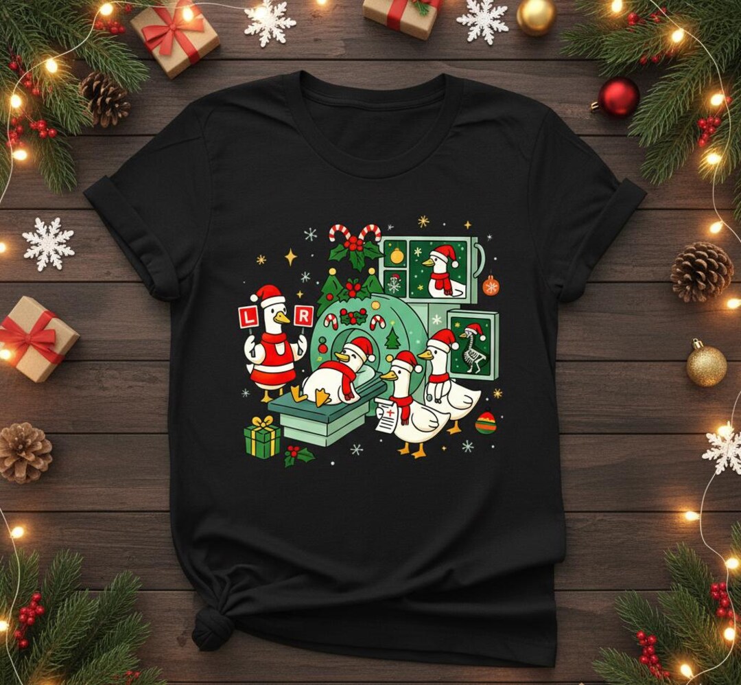 Radiology Christmas Goose Nurse Png, Funny Rad Tech Png - Etsy