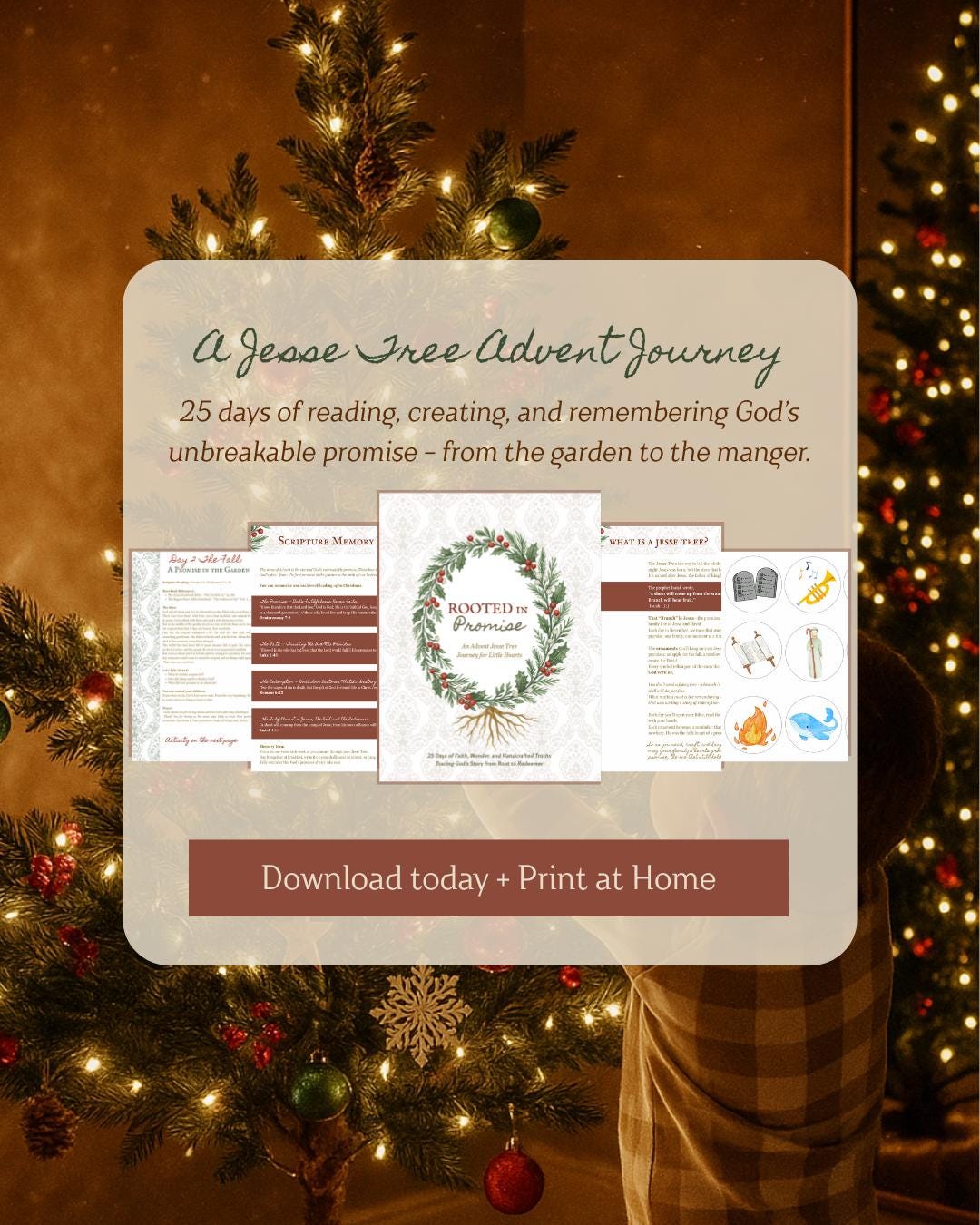 Rooted in Promise - an Advent Jesse Tree Journey for Little Hearts - Etsy