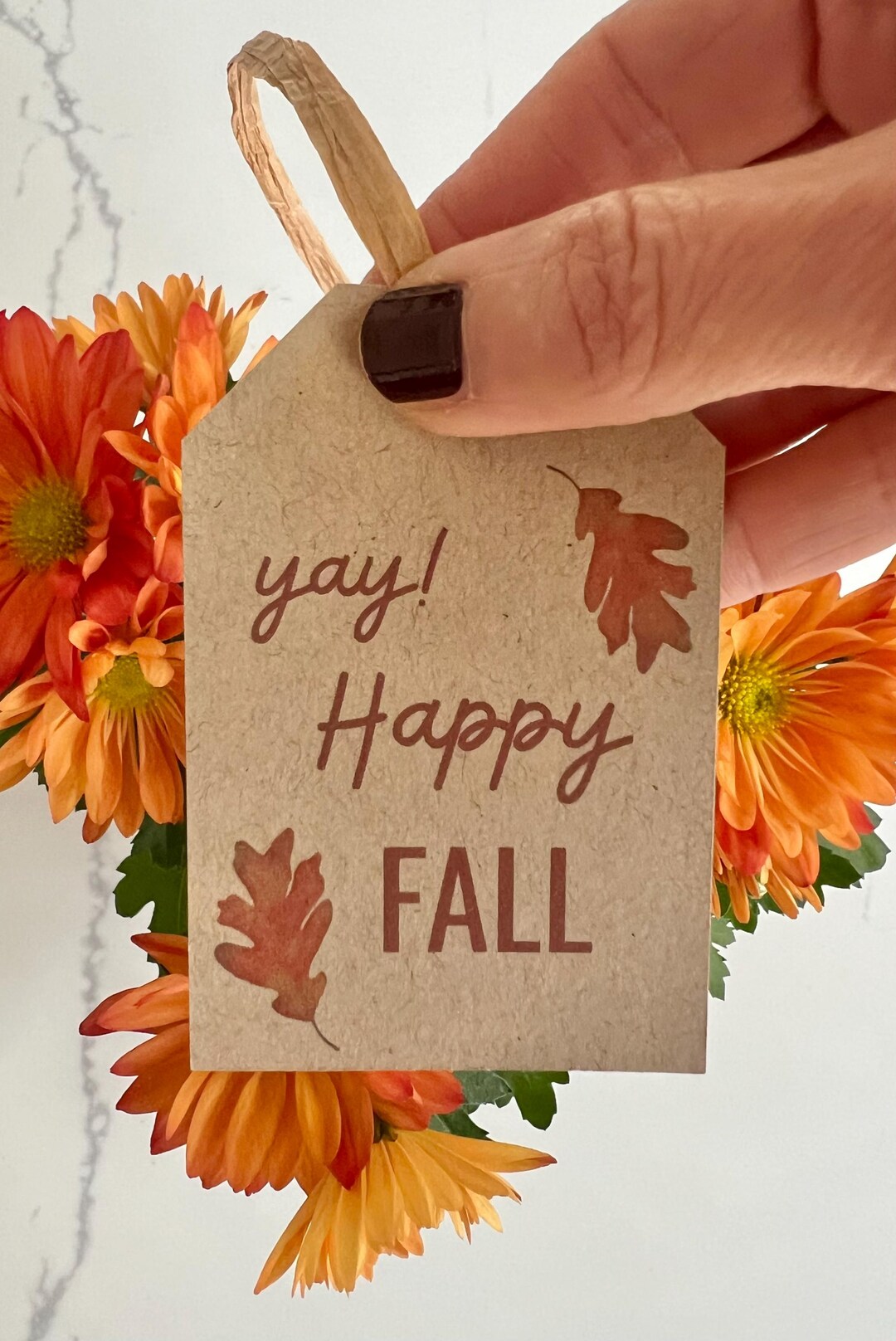 Yay! Happy Fall Gift Tag Printable - Etsy