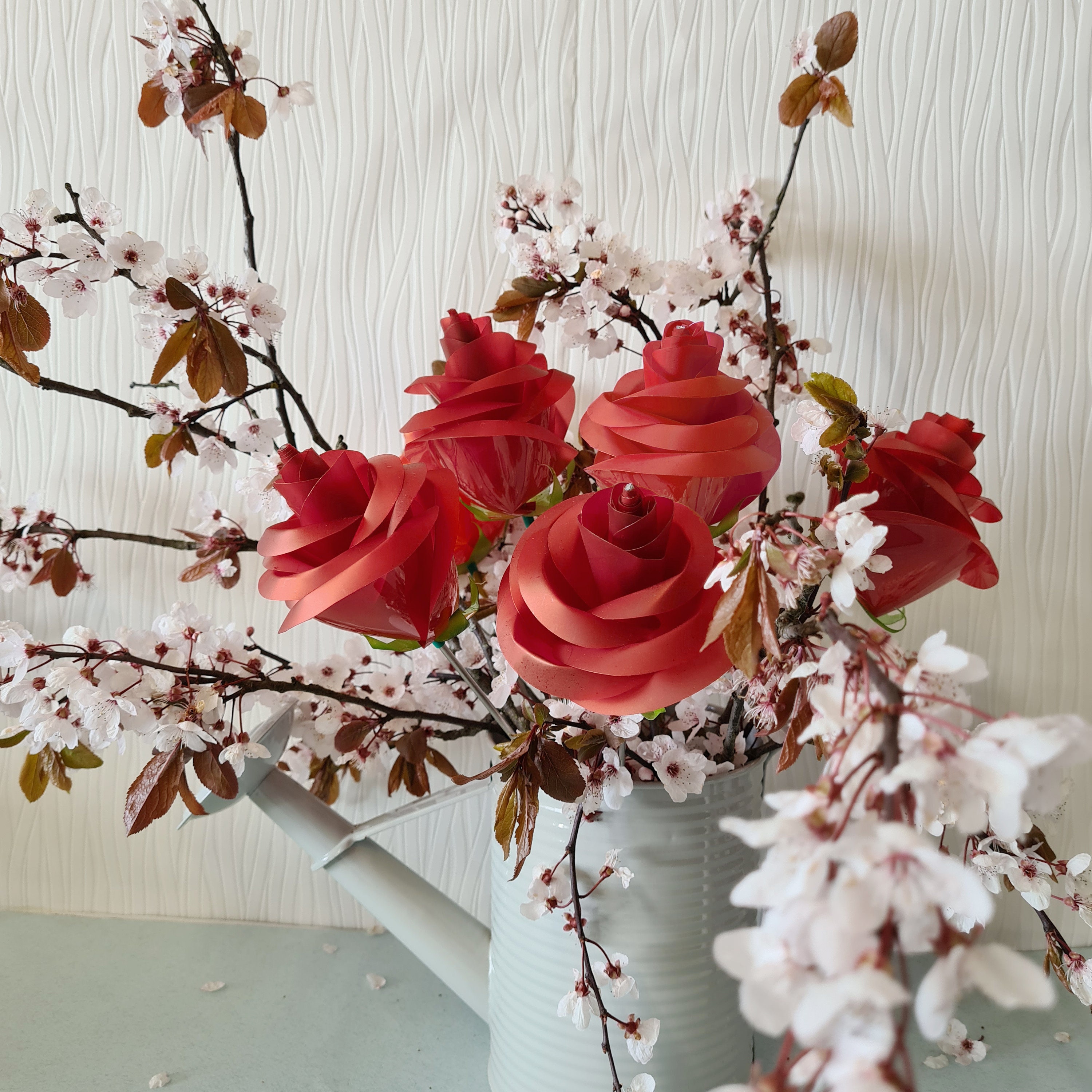 Plastic Bottle Roses - Made From Recycled Plastic Bottles - Etsy