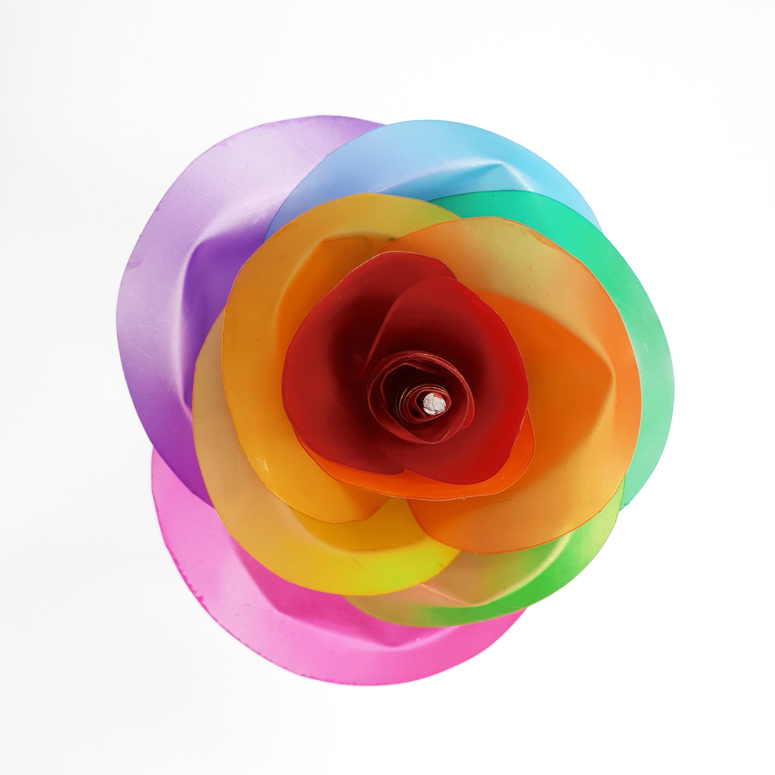 Plastic Bottle Rainbow Roses - Etsy