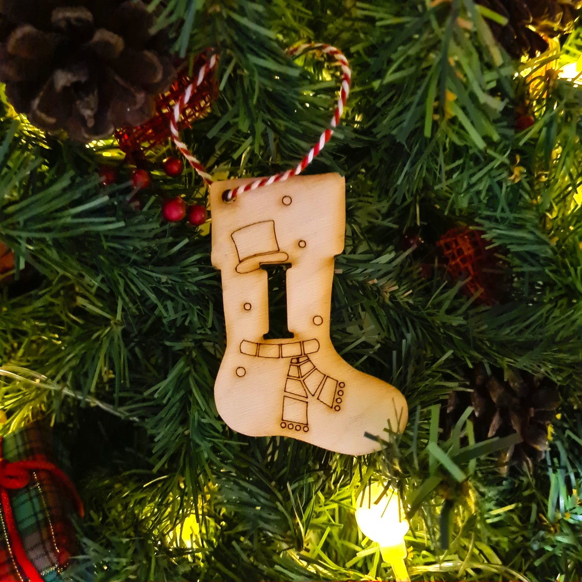 Letter Christmas Stockings A-Z Laser cut ply | Etsy