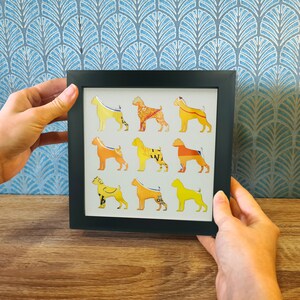 Boxer Dog Upcycled Can Picture - Framed, Many Colours Available - Etsy