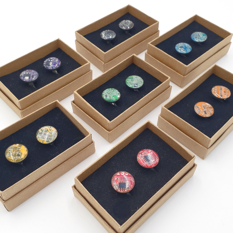 Blue Cuff Links Men - Etsy UK