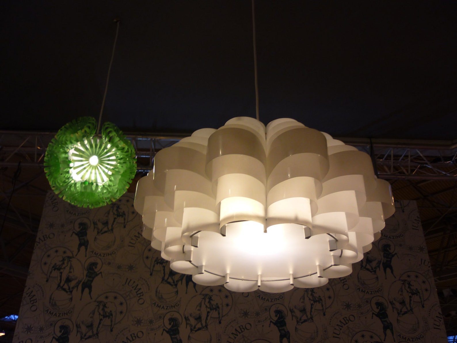 Daisy 24 (large) - Plastic Bottle Ceiling Lampshade - Etsy