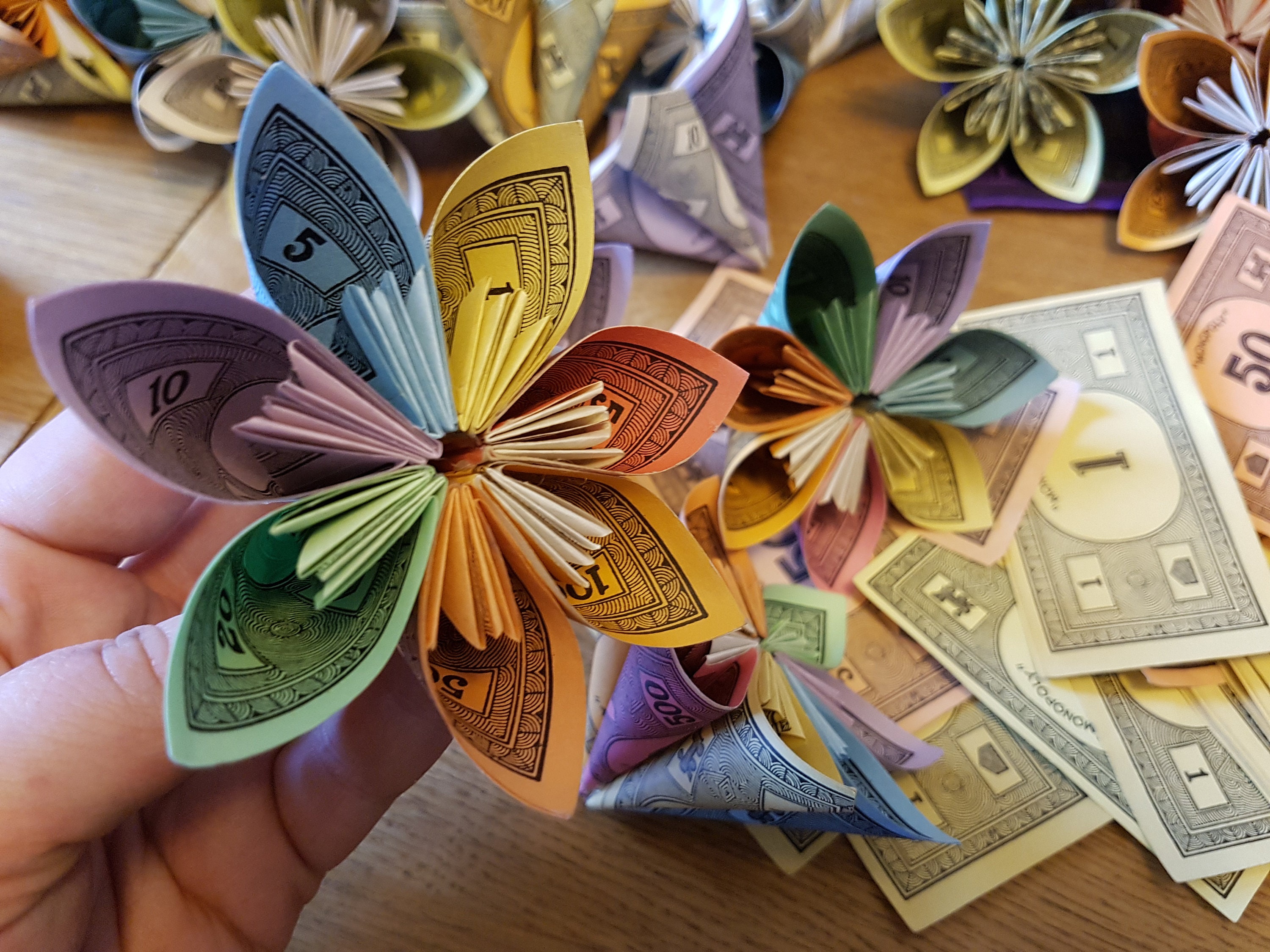 Monopoly Flowers Upcycled Monopoly Money - Etsy