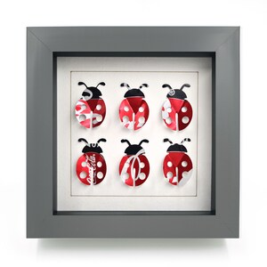 Ladybird Artwork, Coke Zero Can Art, Coca-cola Ladybugs, Upcycled Can ...