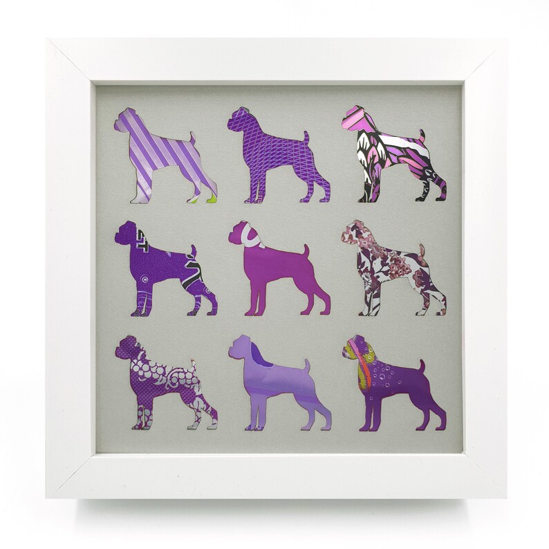 Boxer Dog Upcycled Can Picture - Framed, Many Colours Available - Etsy