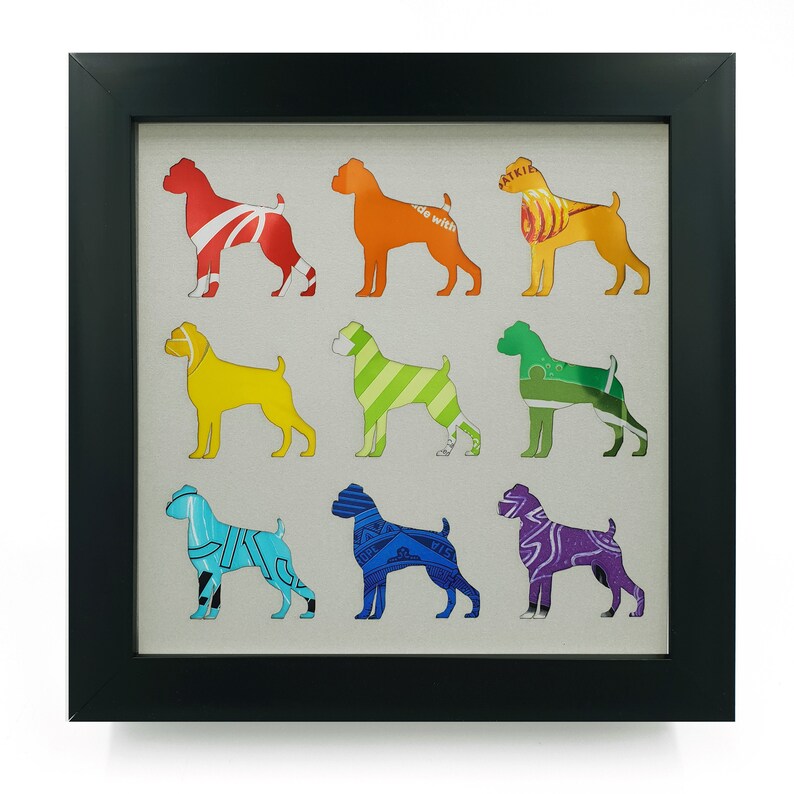 Boxer Dog Upcycled Can Picture - Framed, Many Colours Available - Etsy