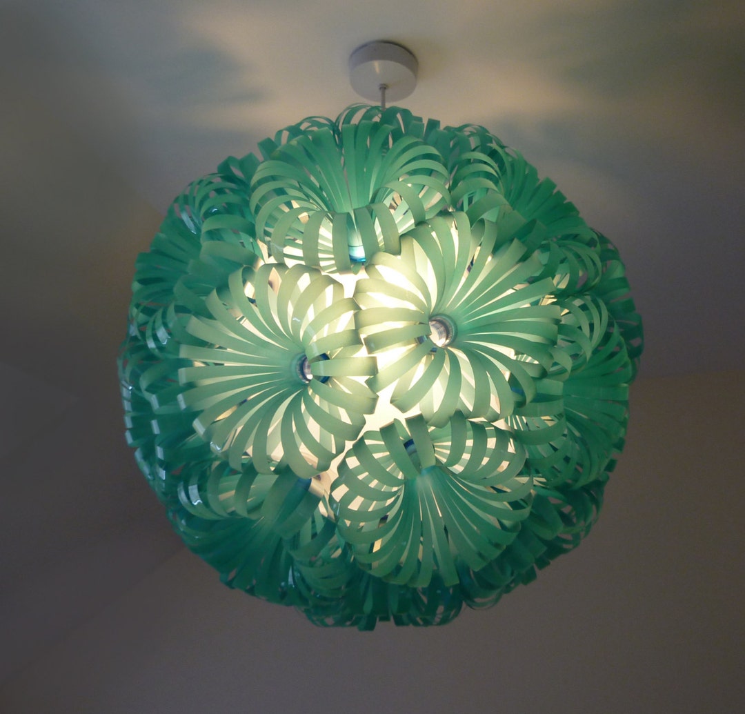Cola 30 - Plastic Bottle Ceiling Light - Etsy