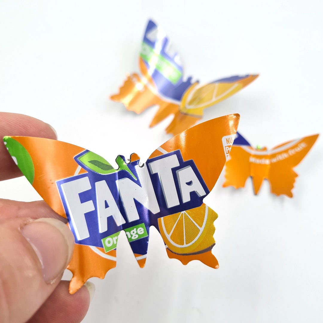 Fanta Drinks Can Magnets - Butterfly - Etsy