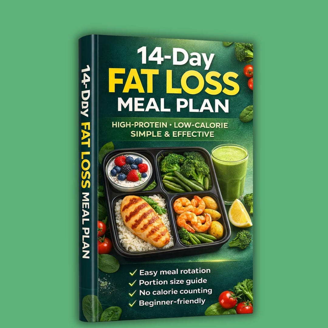14-day Fat Loss Meal Plan | High-protein Low Calorie Meal Plan | No ...