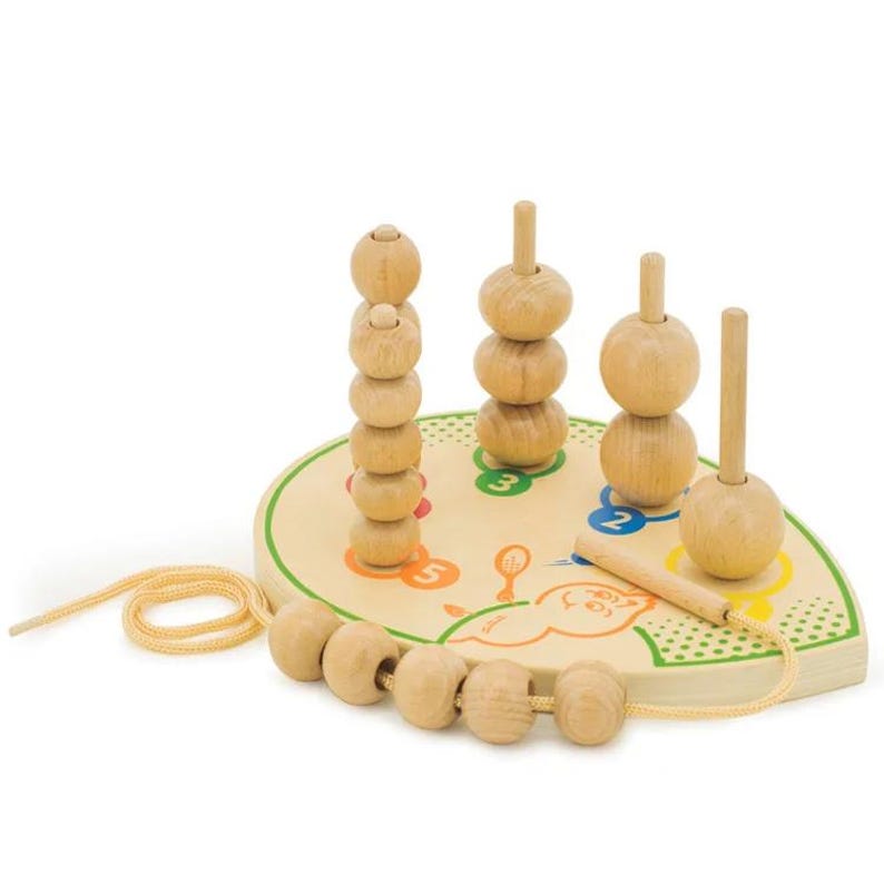 Wooden Toy Caterpillar Pyramid | Intelligence Test Game | Wooden ...
