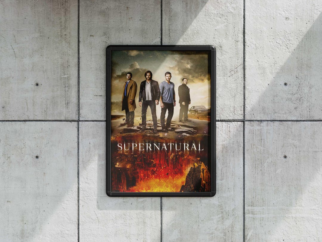 Supernatural Hunters Poster, Demon & Angel Fantasy Wall Art Print - Etsy