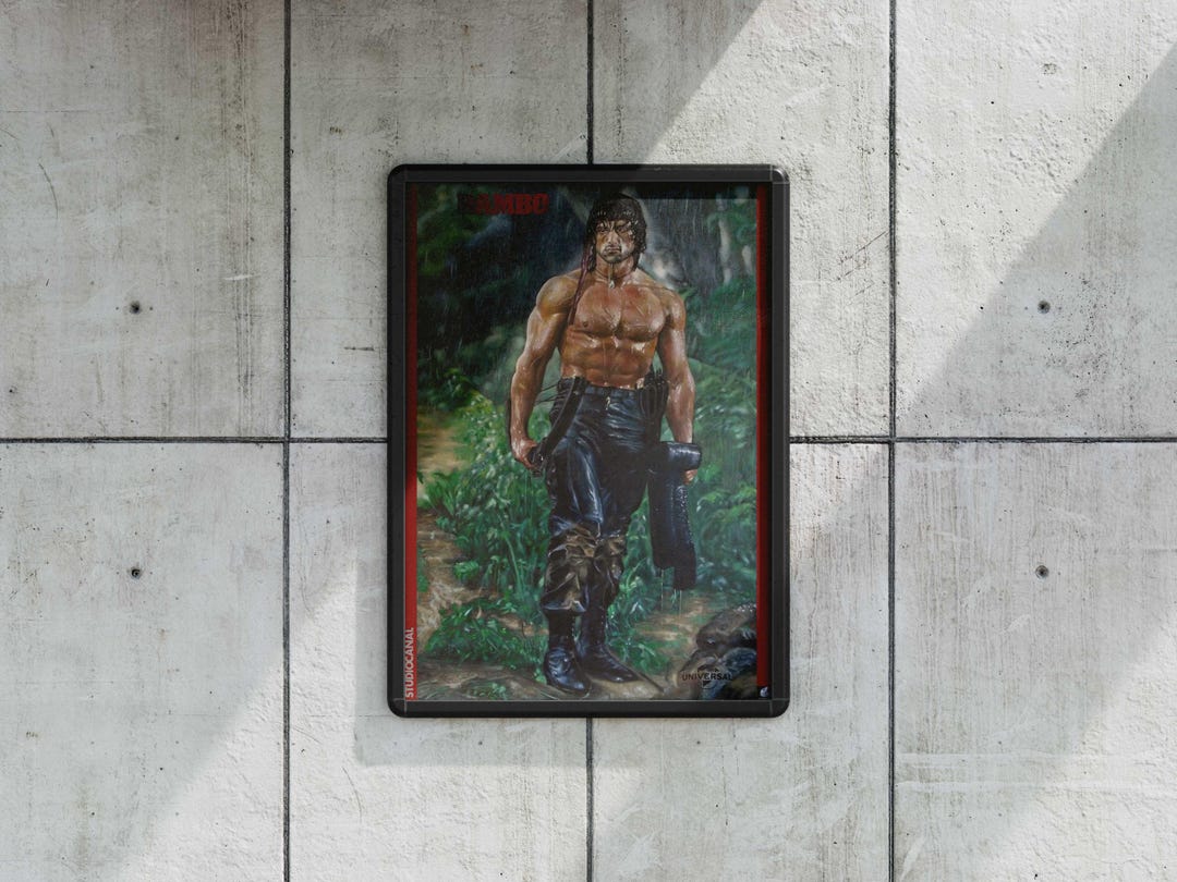 Rambo First Blood Classic Action Warrior Movie Art Print - Etsy