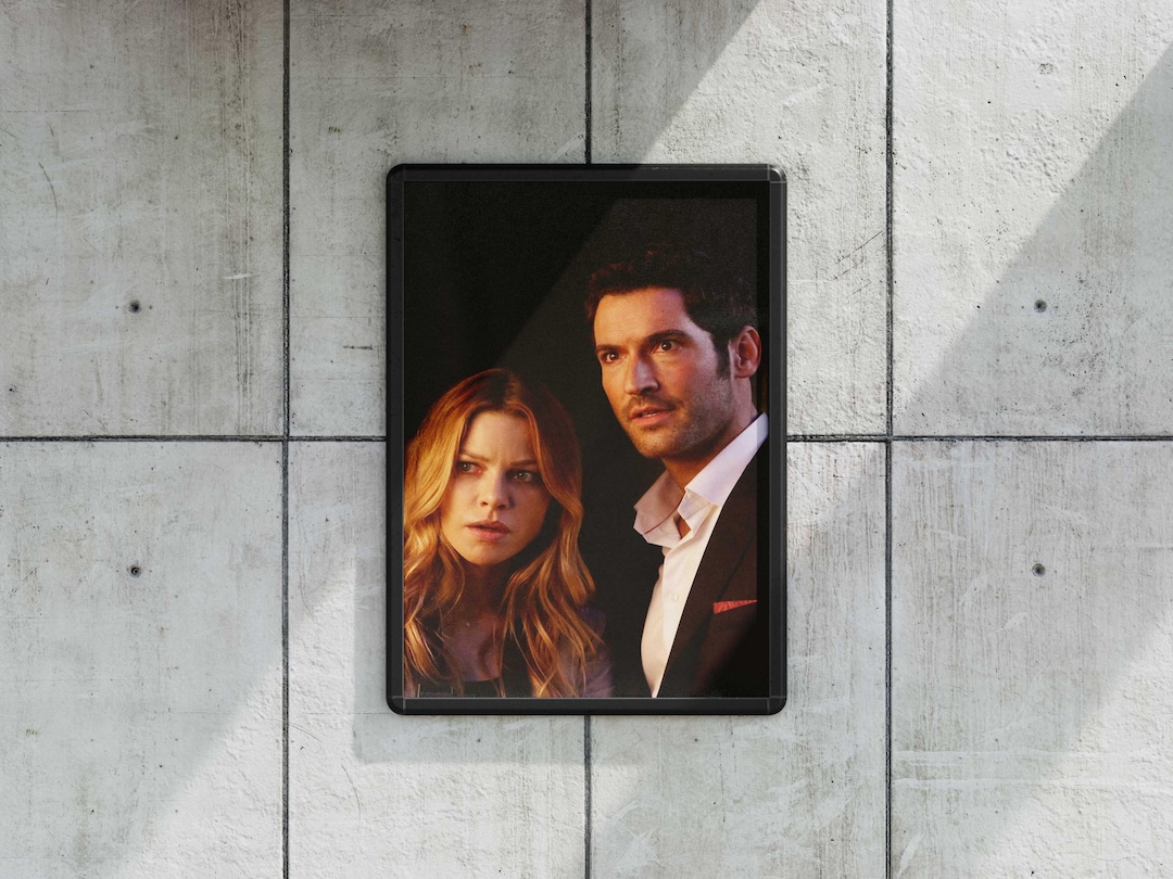 Lucifer Morningstar Poster, Devil Detective TV Series Wall Art Print - Etsy
