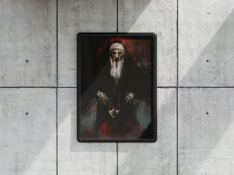 The Conjuring Poster | Horror Movie Wall Art | Dark Paranormal Print - Etsy