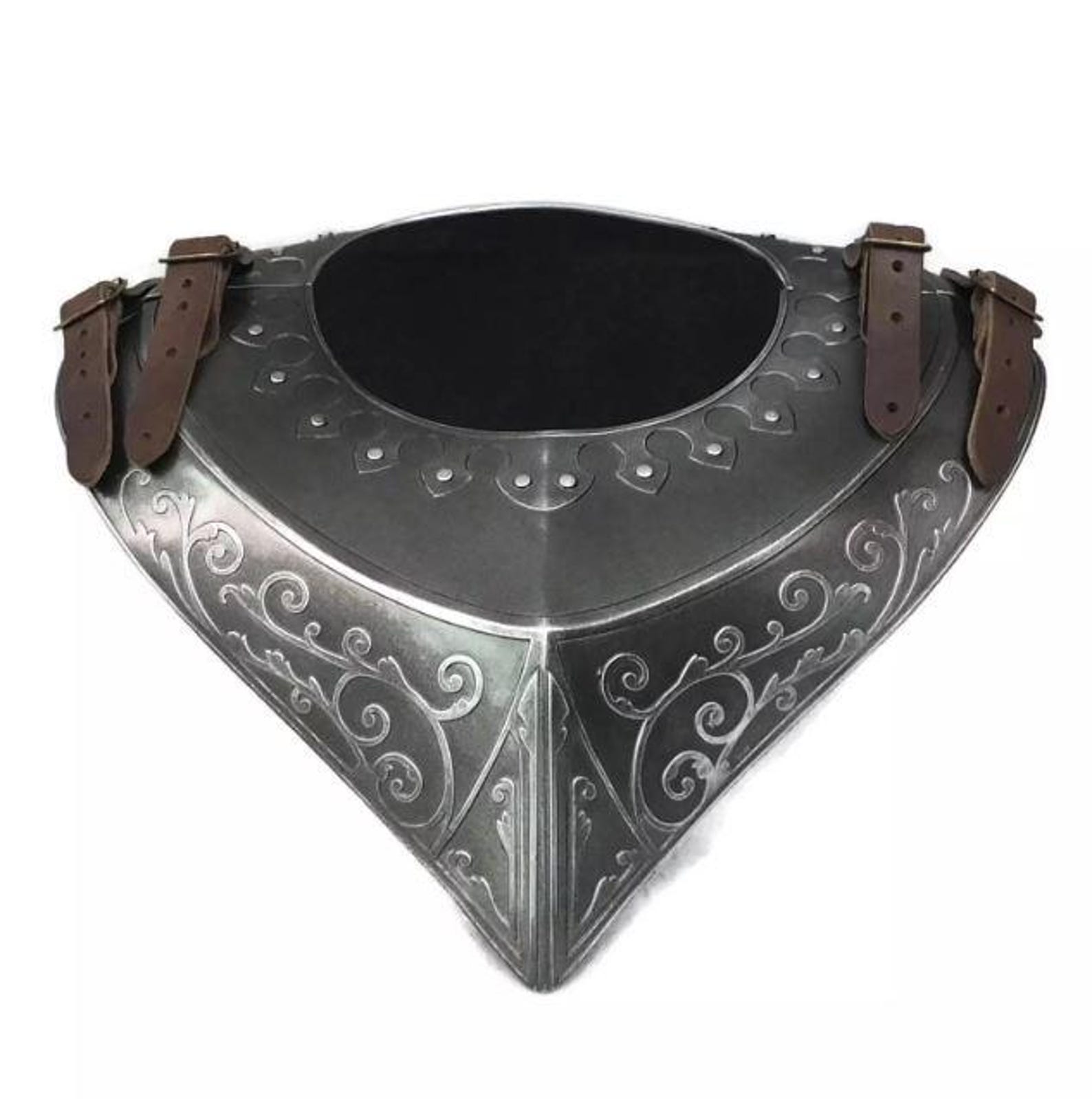 Fantasy Style Paladin Neck Armour Gorget and Pauldrons Larp and Cosplay ...