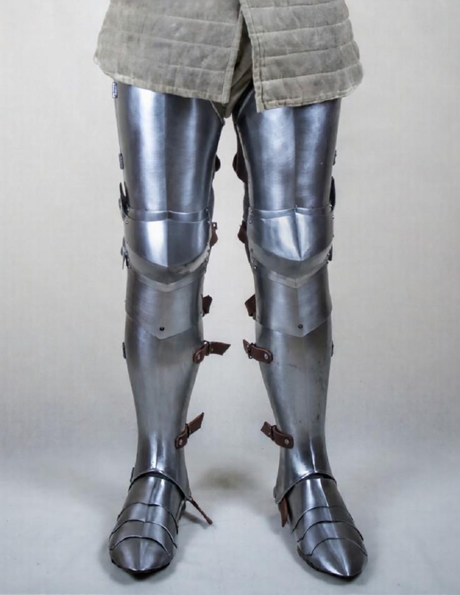 Handmade Steel Gothic Leg Armor Set | Medieval Knight Greaves - Etsy