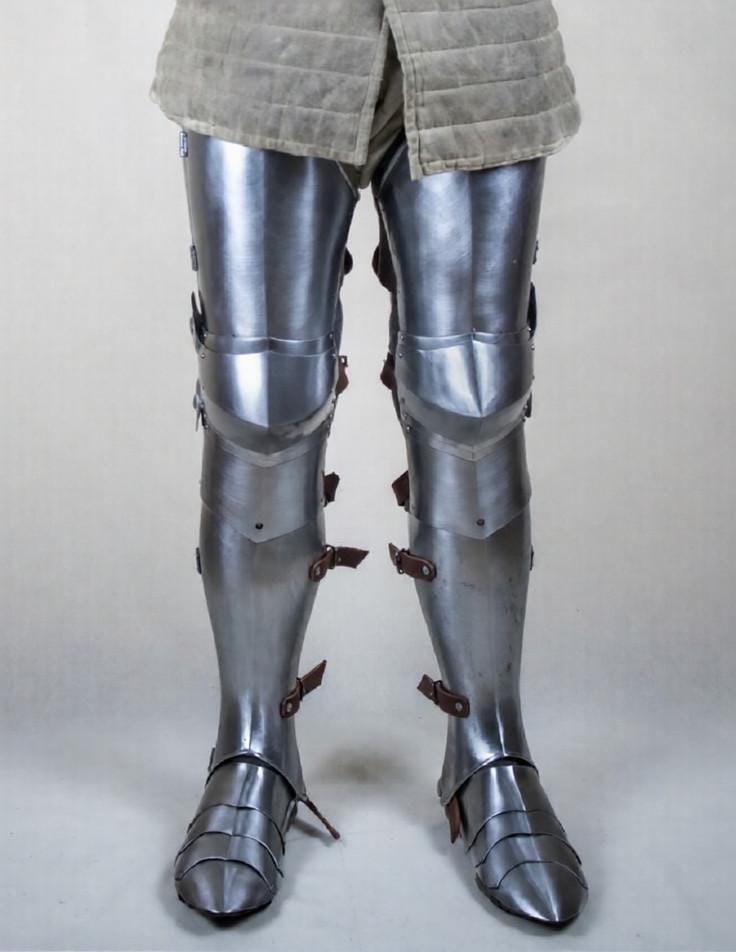 Handmade Steel Gothic Leg Armor Set | Medieval Knight Greaves - Etsy