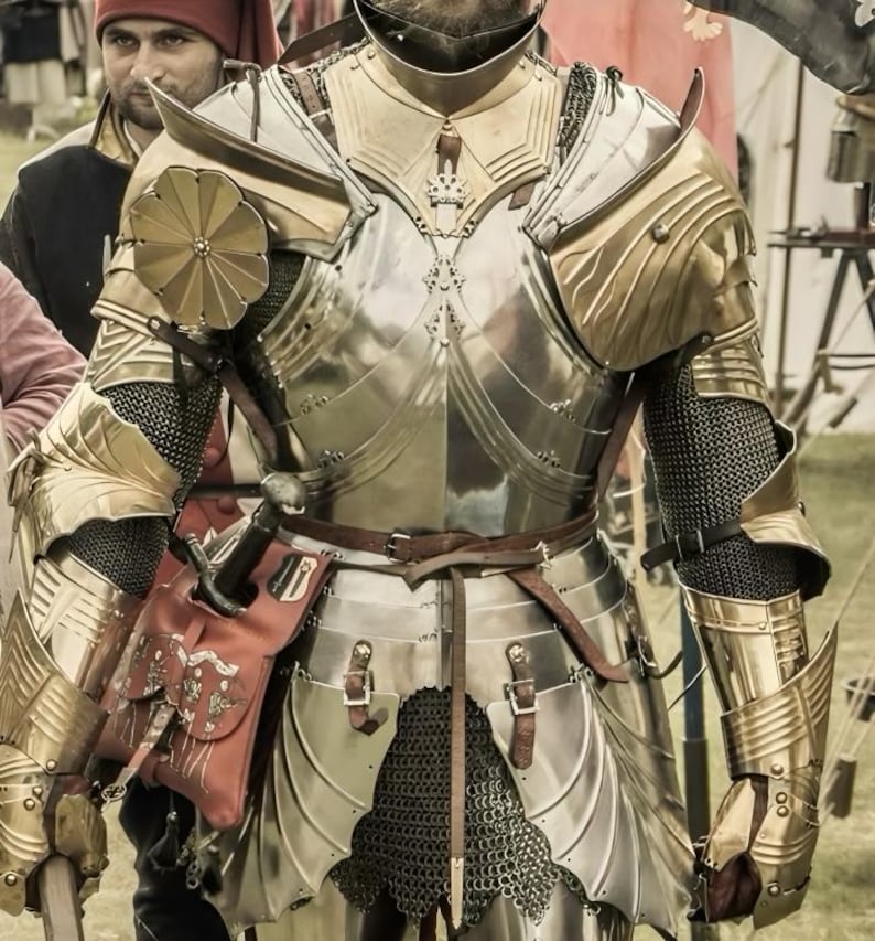 Gothic Knight Armor Set, 18 Gauge Steel, Medieval Cosplay - Etsy