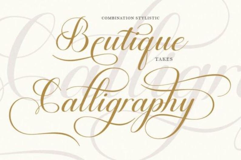Enchanting Calligraphy Font | Elegant Handwritten Script - Etsy