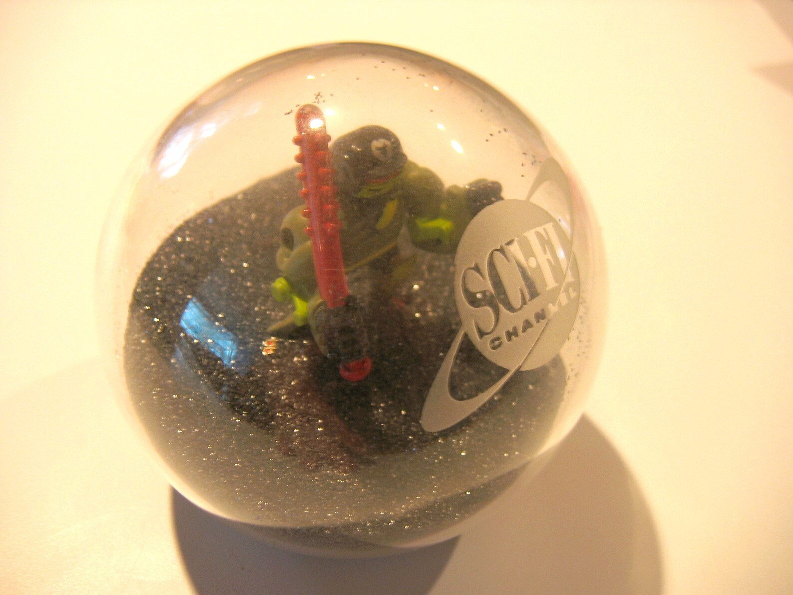 Vintage SCI FI CHANNEL Television Snow Globe Dome of Alien - Etsy