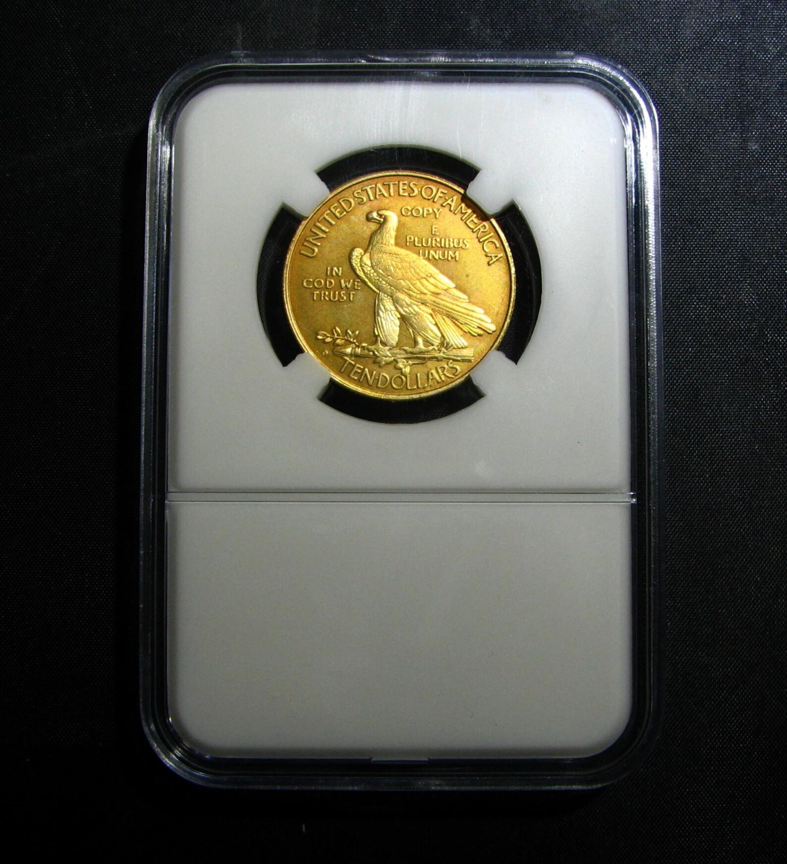 Ten Dollar Copy Gold Coin- 1911- Indian Gold Plated Eagle Tribute ...