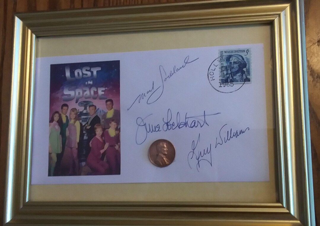 Framed LOST IN SPACE Commemorative Envelope Featuring Facisimile ...