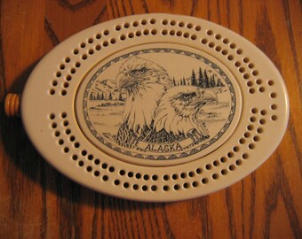 Ivory Cribbage Board - Etsy