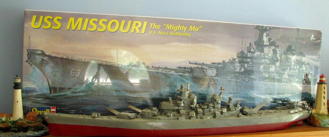 REVELL USS MISSOURI Model Kit 1/535 Scale 20" Long Sealed "mighty Mo ...