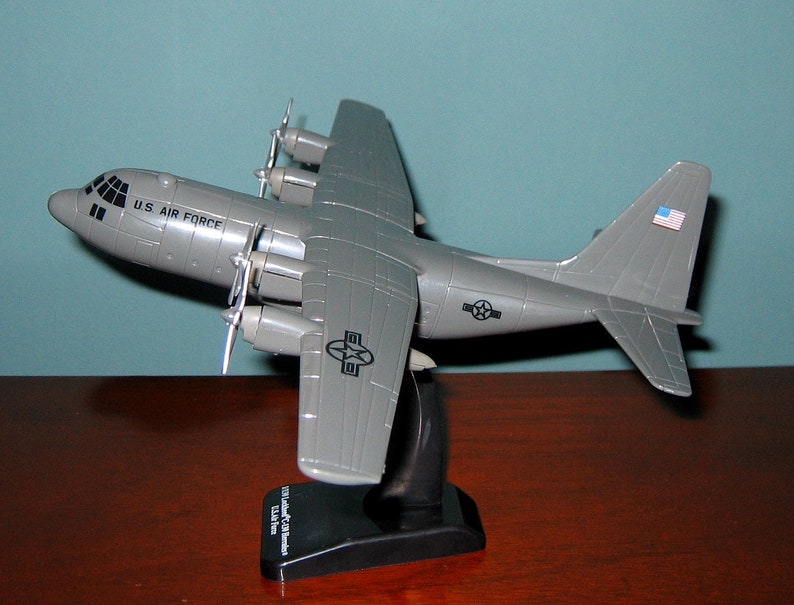 Lockheed C 130 US Air Force HERCULES Aircraft Model on Stand - Etsy