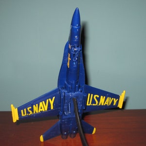NAVY F-18 Blue Angels HORNET Fighter Jet on Stand-can Be Displayed 3 ...