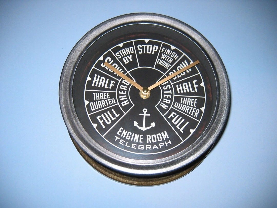 Nautical Steamship Throttle full Speed Ahead RMS Titanic-type Wall ...