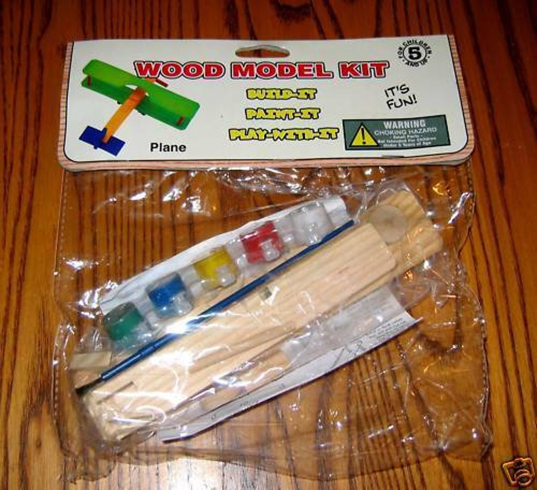 WW1 Bi-plane Wooden Airplane Model Kit! Great for Beginners. - Etsy