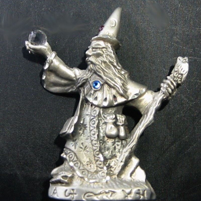 Pewter Wizard - Etsy