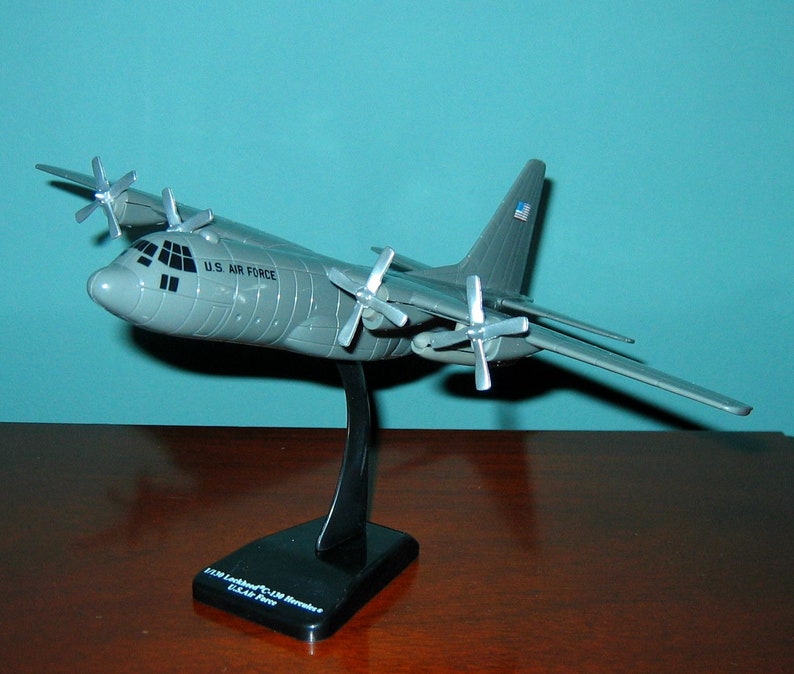 Lockheed C 130 US Air Force HERCULES Aircraft Model on Stand - Etsy