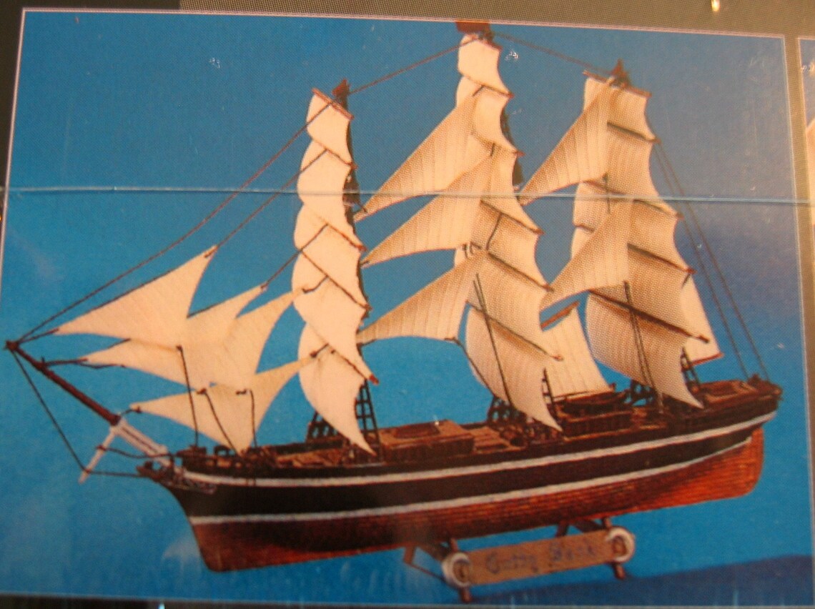 ACADEMY Tea Clipper CUTTY SARK Model Kit 1/350 scale 10 | Etsy