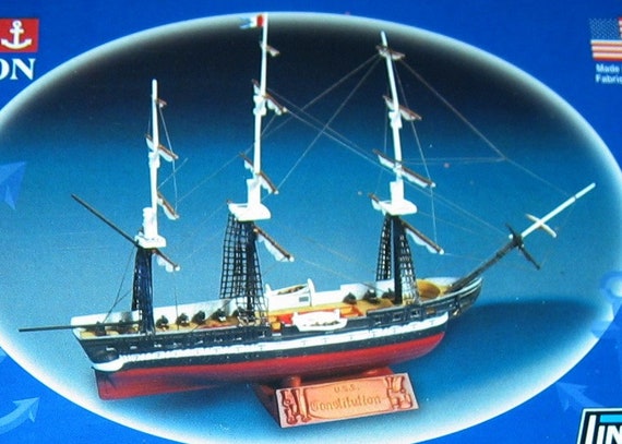 HMS Victory and USS Constitution Sailing Ships Model Kits Lindberg Toys ...