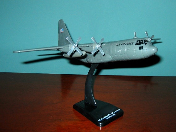 Lockheed C 130 US Air Force HERCULES Aircraft Model on Stand - Etsy ...