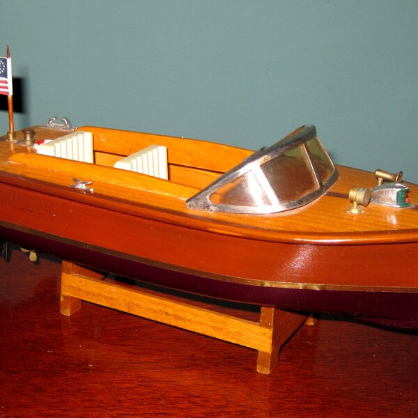 Wooden Speed Boat Models - Etsy