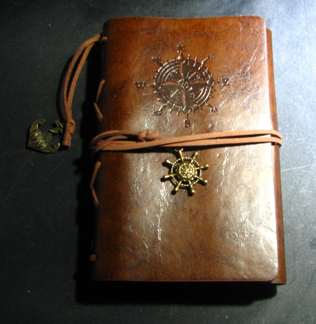 Vintage Look Nautical Leather Journal Notebook- Great for Cruising ...