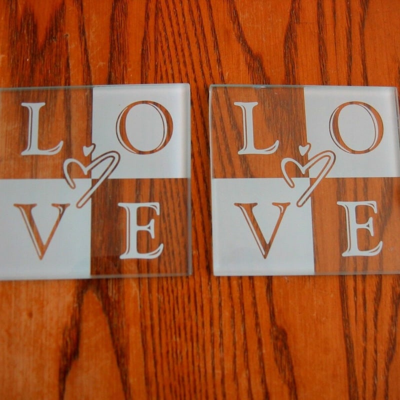 Love Coasters - Etsy