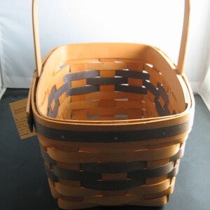 Vintage 1993 Signed ROYCE CRAFT Market Basket "caddy" Made in Ohio, USA ...